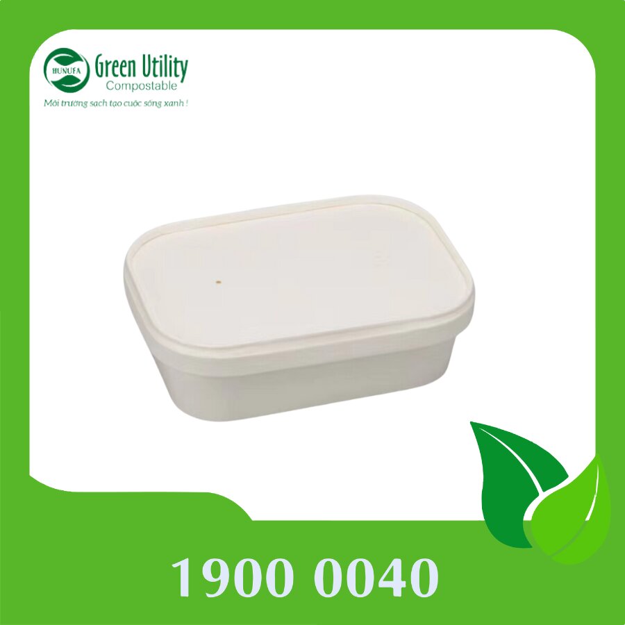 Hộp giấy đựng thức ăn, dịch vụ in hộp giấy giá rẻ Hunufa Compsotable